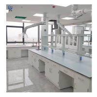 China Floor Standing Island Lab Bench , Smooth Laboratory Wall Bench Furniture for sale