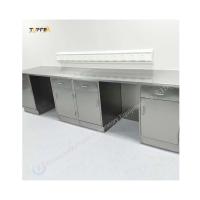China Stainless Steel Lab Furniture Workbench With Integrated Power Outlets for sale