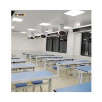 China Customized White / Blue Biology Lab Furniture With Sturdy Metal Structure for sale