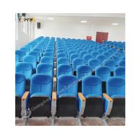 China Heavy Duty Black Foldable Auditorium Chair With Sleek Modern Design for sale