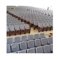China Steel Frame Black Cinema Auditorium Chair With Sleek Design Armrests And Heavy Duty Construction for sale
