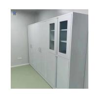 China Assembled Steel Lab Furniture Storage Cabinet With Reinforced Doors And Vented Adjustable Shelves for sale