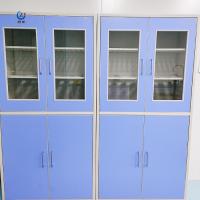 China Reinforced Steel 3-Tier Lab Storage Cabinet With Adjustable Shelves for sale