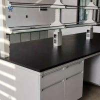 China Modern White Lab Wall Bench High Durability for sale