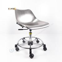 China Height Adjustable Lab Lift Chair With 5 Wheels And 350mm Aluminum Alloy Base for sale