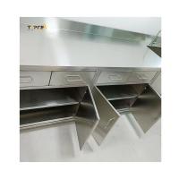 China Silver Stainless Steel Lab Bench For Easy Cleaning High Durability for sale