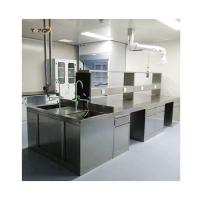 China Sturdy Stainless Steel Laboratory Bench With Resilient Structure for sale