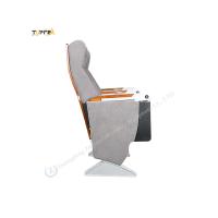 China Padded Foldable Auditorium Chair With Armrests for sale