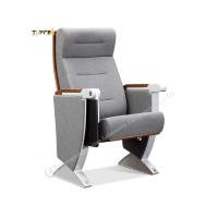 China Padded Foldable Auditorium Chair With Armrests for sale