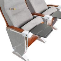 China Padded Foldable Auditorium Chair With Armrests for sale