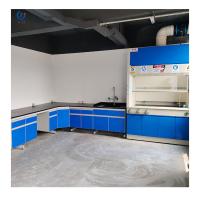 China Phenolic Resin / Ceramic Table Top Steel Fume Hood With Airflow And Low Maintenance for sale