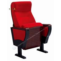 China Black Padded Auditorium Folding Chair Individually Packaged For Easy Handling for sale