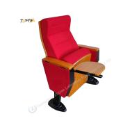 China Black Padded Auditorium Folding Chair Individually Packaged For Easy Handling for sale