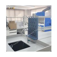 China 200-250 Kg Load Capacity Lab Island Bench With Customized Number Of Doors And Handles for sale