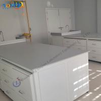 China Customized Number Of Lockers And Shelves Lab Tables Work Benches for sale