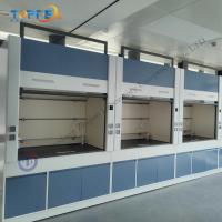 China Low Maintenance Steel Fume Hood with High Airflow and Optional Fan for sale