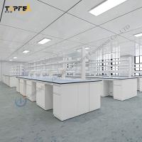 China Customized White Hospital Lab Furniture For Customizable Locker Configurations for sale