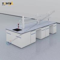 China Customized White Hospital Lab Furniture For Customizable Locker Configurations for sale
