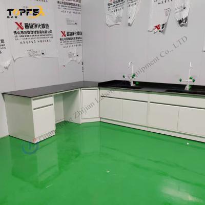 China Blue Ceramic Table Top Lab Wall Bench for Testing Function and Efficiency for sale