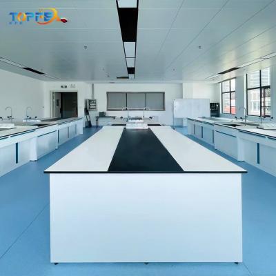 China Customized Laboratory Work Benches 200-250 Kg Load Capacity and Customizable Number of Drawers for sale