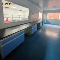 China Multi-Functional Laboratory Furniture Table with Cupboard and Accessories for sale