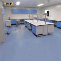 China Customized Lab Island Bench with Load Capacity of 200-250 Kg and Customized Number of Cabinets and Shelves for sale