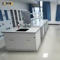 China Customized Number of Drawers and Shelves All Steel Lab Bench for Agricultural Research for sale