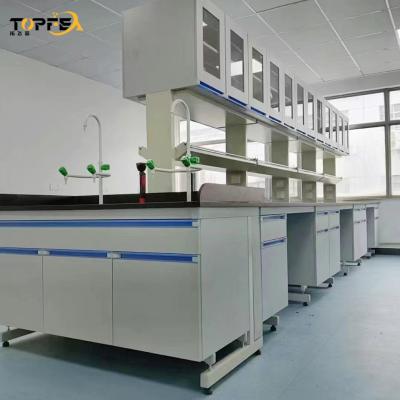 China PP Material Wall-Mounted Laboratory Bench for Modern Research Facilities for sale