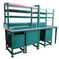 China Polishing Lab Work Benches with Customized Load Capacity 200-500kg and Powder Coating for sale