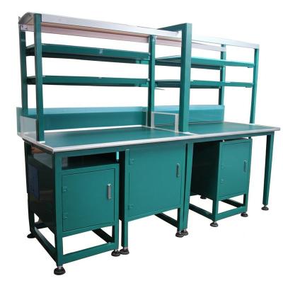 China Polishing Lab Work Benches with Customized Load Capacity 200-500kg and Powder Coating for sale