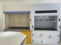 China 304 Stainless Steel Lab Fume Hood with All Steel Construction and Customizable Size for Chemical Institutes for sale