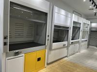 China 304 Stainless Steel Lab Fume Hood with All Steel Construction and Customizable Size for Chemical Institutes for sale