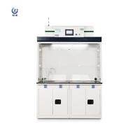 China Professional Acid Resistant Customizable Lab Fume Hood with Seven-inch LCD Touch Screen for sale