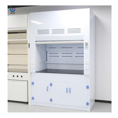 China Polypropylene Chemical Resistant Fume Hood with 220V 10A Sockets and 1685m3/h Exhaust Volume for sale