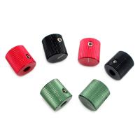 China Black Aluminum 6.4mm Shaft Potentiometer Knob For Electronic Part for sale