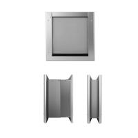 China Customized Aluminum PET Door Controllable Access Two Way Dog Door for sale