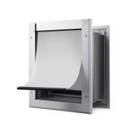 China Customized Aluminum PET Door Controllable Access Two Way Dog Door for sale
