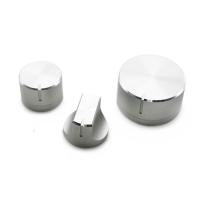 China Rotary Custom Knobs Electronic Control 6mm Shaft Aluminum Knurled Knob for sale