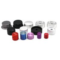 China Rotary Custom Knobs Electronic Control 6mm Shaft Aluminum Knurled Knob for sale