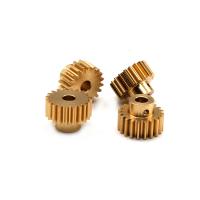 China OEM Precision CNC Machining Turning Parts Gear Stainless Steel Aluminum Brass Bevel Pinion machining for sale