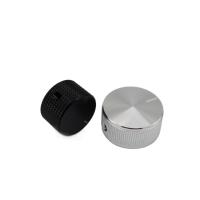 China Round Custom Knobs Aluminum Alloy Metal knurled knob For Keyboards for sale