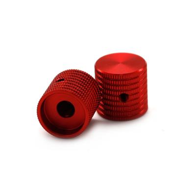 China Aluminium Round Guitar Potentiometer Amplifier Audio Volume Control Knob For Electronic Part for sale