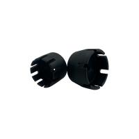 China Black Custom Nylon Parts , Plastic CNC Machining Service Parts ISO9001 Approved for sale