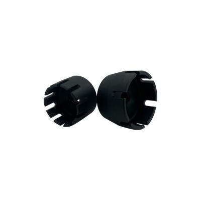 China Black Custom Nylon Parts , Plastic CNC Machining Service Parts ISO9001 Approved for sale