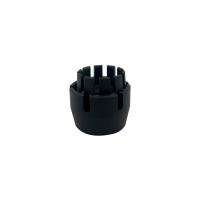 China Black Custom Nylon Parts , Plastic CNC Machining Service Parts ISO9001 Approved for sale