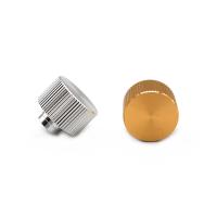 China 25mm Electronic Custom Knobs Audio Aluminum Volume Control Knob For Amplifier Part for sale