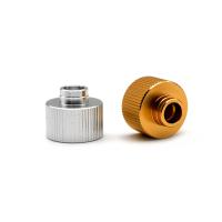 China Brass Custom Knobs Rotary Volume Control Knob 6mm Knurled Shaft Potentiometer Knobs for sale