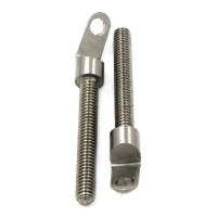 China Peek CNC Machining Custom Fasteners Crook bolts Cnc Turning Cnc Tapping Plastic Thread Part for sale