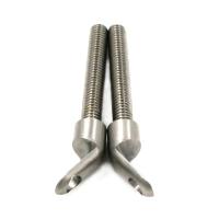 China Peek CNC Machining Custom Fasteners Crook bolts Cnc Turning Cnc Tapping Plastic Thread Part for sale