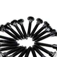 China Black Custom Fasteners Carriage Bolts CNC Lathe Machining Service for sale